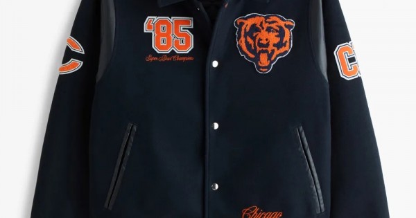 1985 Super Bowl Champions Chicago Bears Varsity Jacket