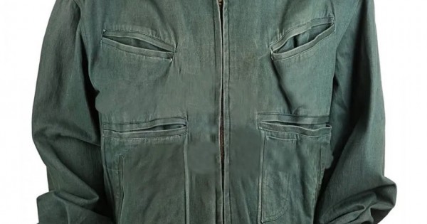 Arnold Schwarzenegger Total Recall Green Cotton Costume Jacket