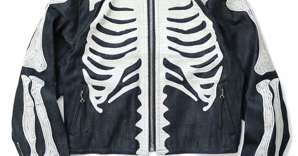 Denim Skeleton Kapital Jacket