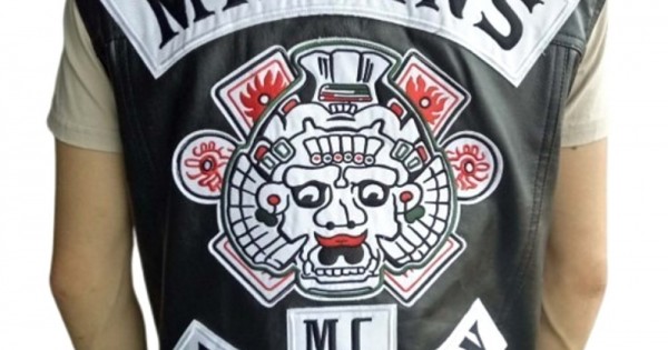Mayans Southern Cali MC Leather Embroidered Biker Vest
