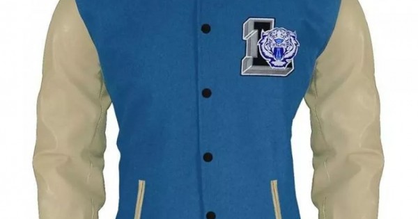 Mens 13 Reasons Why Liberty Tiger Justin Foley Varsity Jacket