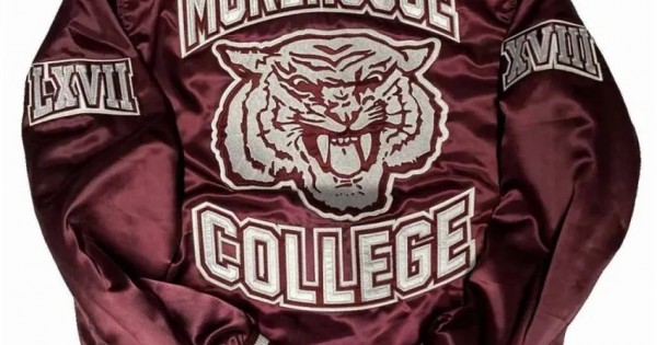Morehouse College Maroon Bomber Jacket