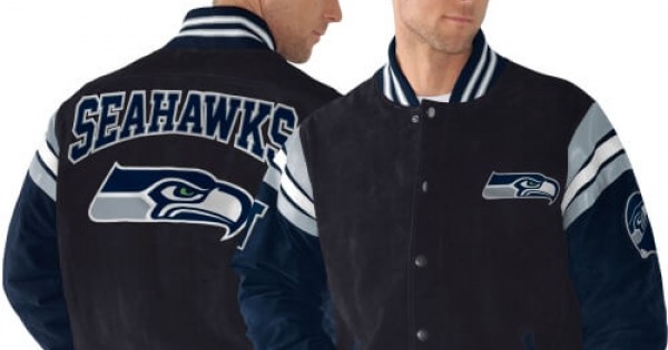 Seattle Seahawks Blue Varsity Jacket