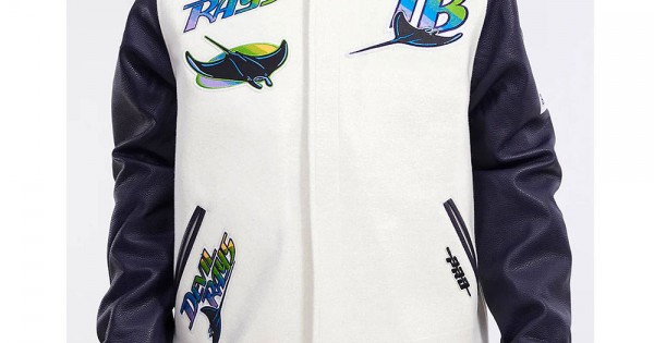 Tampa Devil Rays Retro Classic Rib Varsity Jacket