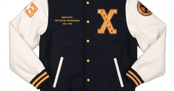Xavier Institute Black and White Varsity Jacket
