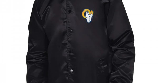 LA Rams Retro Logo Coaches Jacket