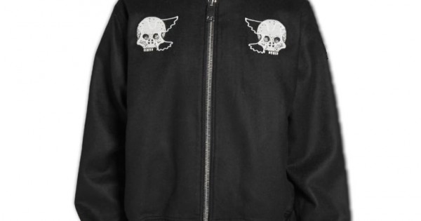 Lost Daze Good Boy Skeleton Bomber Jacket