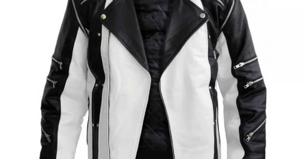 Michael Jackson’s Black & White Leather Jacket
