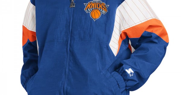 NY Knicks Yard Line Blue Full-Zip Jacket