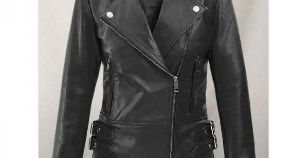 Scarlett Johansson Black Widow Motorcycle Leather Jacket
